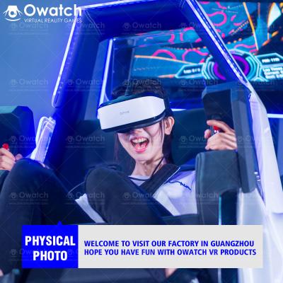 China Extreme Racing Experience Roller Coaster Motion VR Chair 360 VR Simulator for Amusement Park for sale