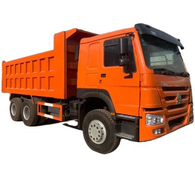 China USED ​​TRUCK 6X4 self loading Howo SINOTRUK howo 6x4 10Wheels dump truck tipper for sale > 8L for sale