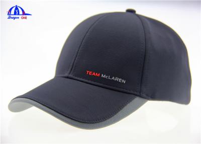 China Customized Plain Baseball Caps / Racing Cap with High Frequency Weld Logo for sale