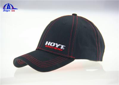 中国 Hoyt のロゴの屋外スポーツ 6 のパネルの綿の刺繍の野球帽 販売のため