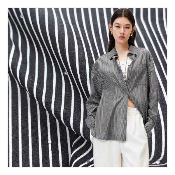 Quality 220gsm 79% Polyester 17% Rayon High Quality Fabric Material for Ladyswear Soft Feel for sale