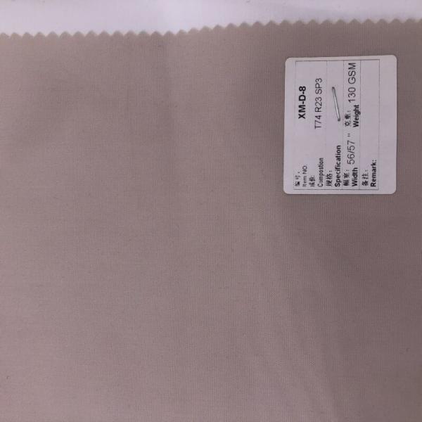 Quality Customizable 130GSM Plain Weave Polyester Fabric 74% Polyester 23% Rayon 3% Spandex for Shirts and Dress Pants for sale