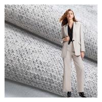 Quality Modern Two-Tone Tweed Fabric for Chic Coats and Blazers Stylish Dress Use with for sale
