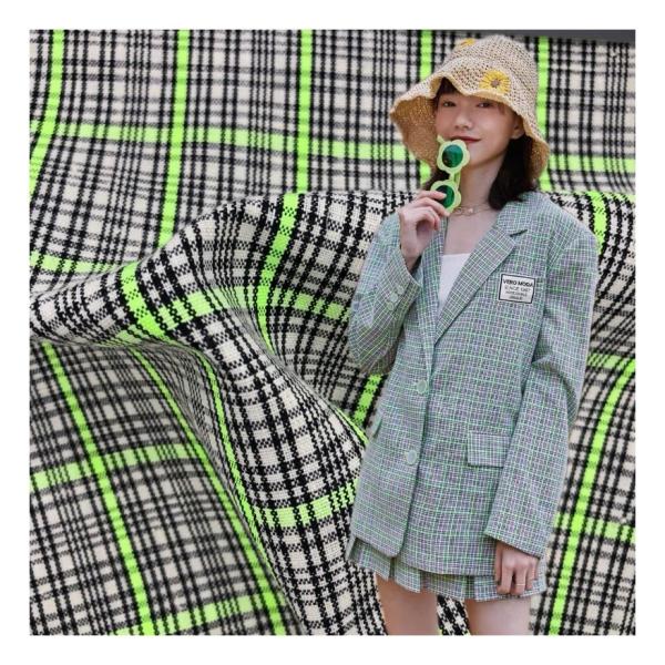 Quality Wholesale Custom 170gsm Organic Eco-Friendly Striped Fabrics 73% Cotton 27% Linen for Girls' Dresses and Suits for sale
