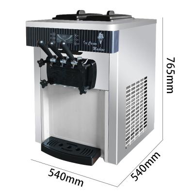 China tabletop 3 flavor factory price mini soft ice cream marking machine WT008613824555378 for sale