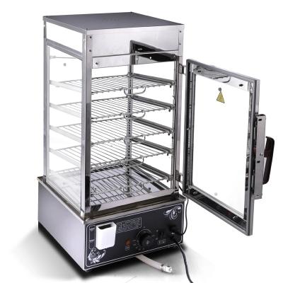 China Commercial bun steamer 5 layers Stainless steel timer hot showcase display warmer  WT8613824555378 for sale