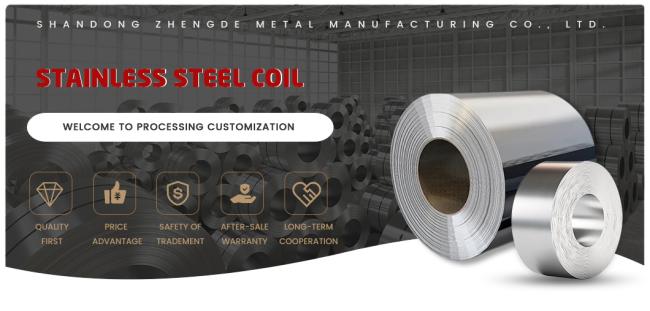 BV Certified Factory Cold Rolled 0.3mm-3mm High Strength High Pressure Resistance Stainless Steel Coil for War and Electricity Industries