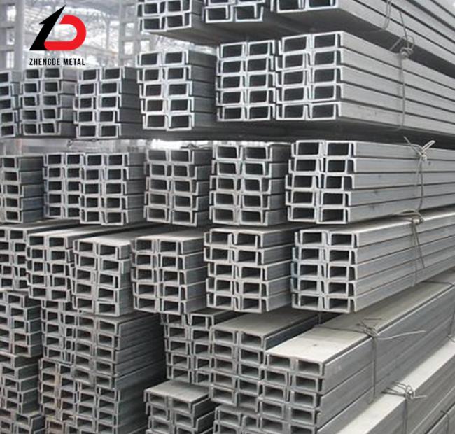 Factory Hot Cold Rolled Mild Steel Profiles Gi Carbon Steel C U Channel with Galvanized En S235jr S355jr A36 Ss400 Purlin Bended Structural Building Material