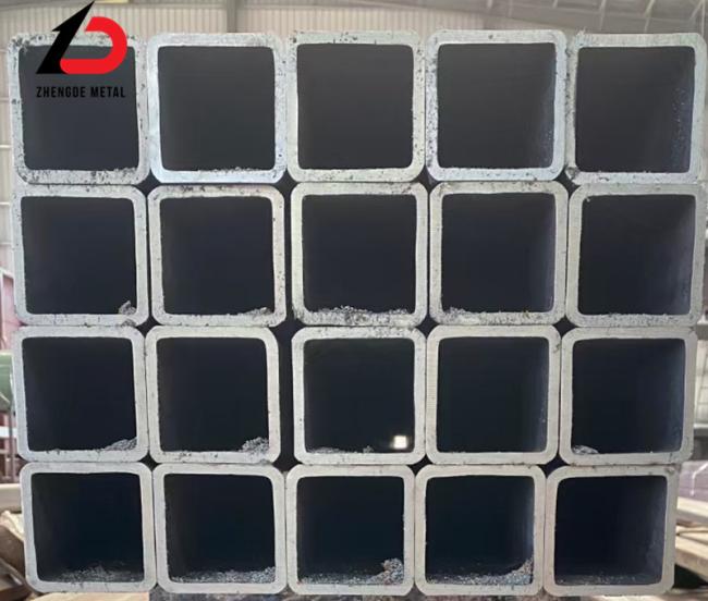 China Factory S235jr Ss400 S235j0 A572 Carbon Steel Rectangular Seamless Tube Low Carbon Seamless Steel Tube Galvanzied Rectangular Tube for Building Material
