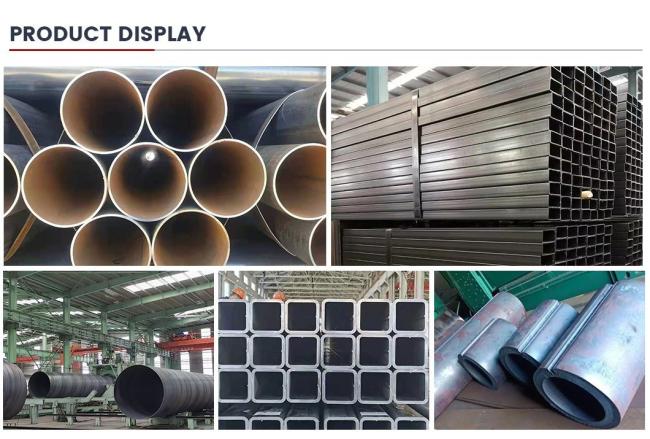 for Oil and Gas Pipeline 6mm-20mm Thick Steel Tube SSAW 609 mm Carbon Steel Pipe Spiral Welded Steel Pipe