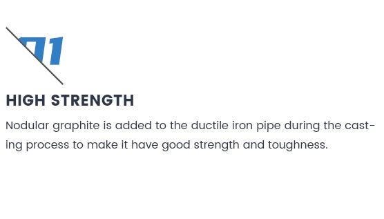 Ductile Iron Pipe Factory Hight Quality ISO 2531 K9, C40, C30 DN500 Ductile Iron Pipe Manufacturer for Water Supply with Factory Direct Sale