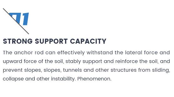 High Tensile Strength 20mnsi Mining Industry Self Drilling Hollow Grouting Rock Bolt Cold/Hot Rolled Cold-Drawn Anchor Rod for Machinery Chemical Industry
