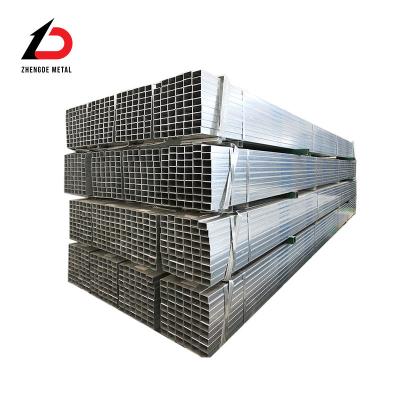 China Hollow Rectangular Gi Pipe Ms Welded Galvanized Steel Square Pipe for sale