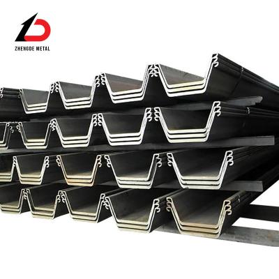 China Z Type hot rolled sheet piles OEM For Port Construction And Deep Foundation for sale