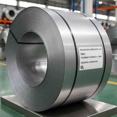 China Cold Rolled Carbon Steel Coil Agent Of TISCO Thick Tolerance Plus Minus 0.2mm Ideal For Industrial Applications And Fabrication for sale