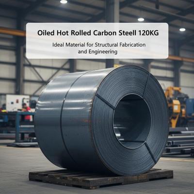 China Oiled Hot Rolled Carbon Steel Coil 120KG Ideal Material for Structural Fabrication and Engineering for sale