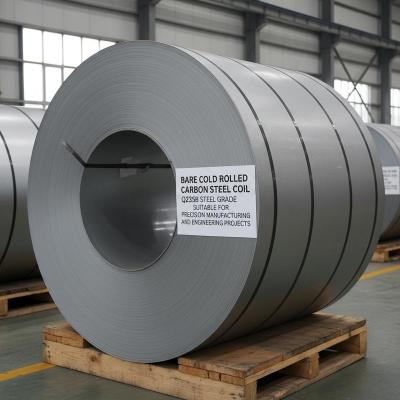 China Bare Cold Rolled Carbon Steel Coil Q235B Steel Grade Suitable for Precision Manufacturing and Engineering Projects for sale