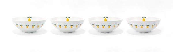Quality Lemon & Bow Ceramic Dinnerware Set for sale