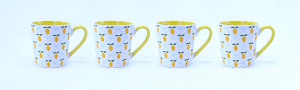 Quality Lemon & Bow Ceramic Dinnerware Set for sale