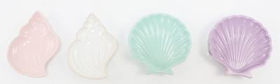 China Pastel Seashell & Conch Ceramic Trinket Dishes for sale