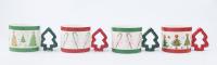 Quality Christmas Tree Handle Ceramic Mugs for sale
