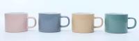 China Macaron Short Ceramic Mug for sale