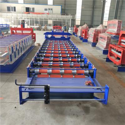 Cina Rotolo trapezoidale dello strato delle mattonelle di tetto che forma muro laterale a macchina 16mm nell'ambito del H-fascio di pagina 300 in vendita