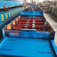 China PPGI GI IBR Sheet Roll Forming Machine / IBR Making Machine Motor Power 3kw for sale