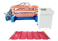 China Solid Shaft IBR Sheet Roll Forming Machine Shaft Diameter 76mm Chain Transmission for sale