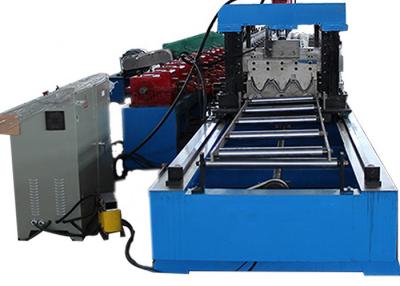 Cina Rotolo della barriera di sicurezza di due onde che forma colore blu a macchina con Decoiler idraulico in vendita