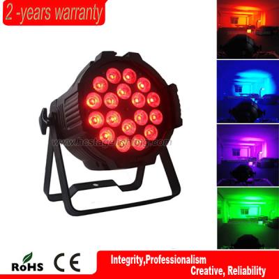 China actory wholesale RGBW 32 bit dimming 18*10w 4 in 1 led par can for sale