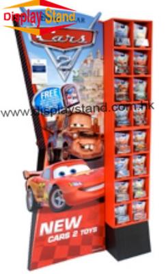 China Suporte de exposição do assoalho do cartão para carros do brinquedo à venda