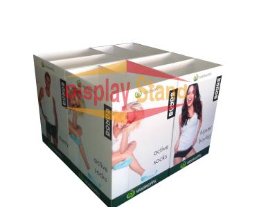 Cina Il colore 4 ha stampato la serigrafia dell'esposizione del pallet del cartone per la vendita al dettaglio in vendita