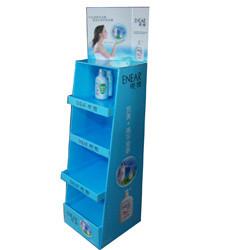 中国 色刷を用いるカスタマイズされたボール紙のフロア・ディスプレイの立場の 4 棚 販売のため