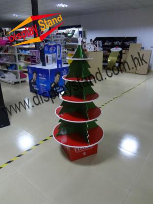 中国 小売店のための昇進 ECO のボール紙のフロア・ディスプレイの立場の woth の棚のびんモデル 販売のため