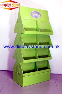 Cina Esposizione verde ecologica del pallet del cartone ondulata per medicina in vendita