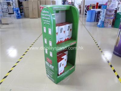 China Suporte de exposição reciclável do assoalho do cartão impermeável para anunciar à venda