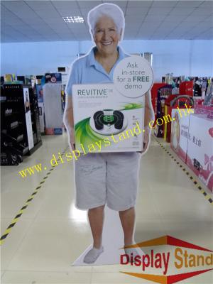 Китай Standee печатания полного цвета показывает Recyclable с глянцеватым обеспечением продается