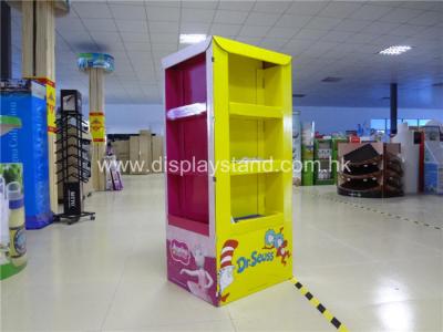 Cina 4C su ordinazione che stampa l'esposizione del pallet del cartone ondulato di POP per il supermercato in vendita
