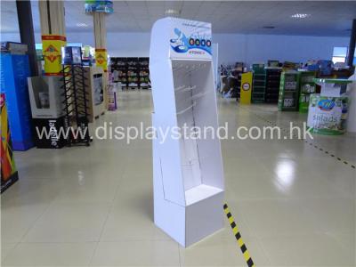 China O cartão simples branco do POP indica reciclável para promove produtos à venda