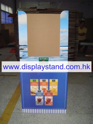 Cina Il banco di mostra del pavimento del recipiente dello scarico con la forte base ha stampato 4 colori, rivestimento lucido della laminazione in vendita