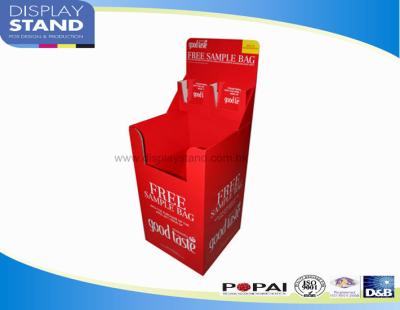 中国 promation のための店のチョコレートのための層 POP の食糧ボール紙のフロア・ディスプレイの立場 販売のため