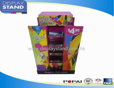 中国 マニキュアの小売店のための層が付いている購入ボール紙の表示のポイント 販売のため