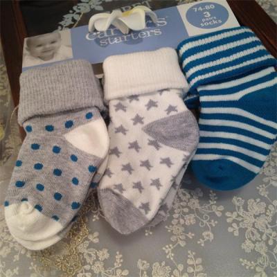 China Lovely design terry cotton socks for baby for sale