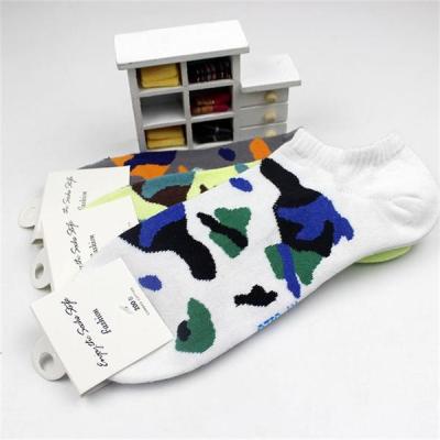 China Classical patterned ankle socks for men for sale