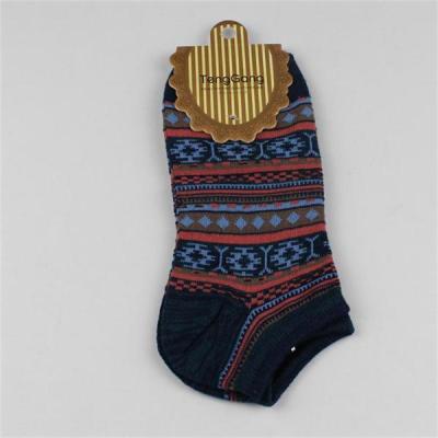 China 2015 Fashion cotton ankle socks in pattern design for sale