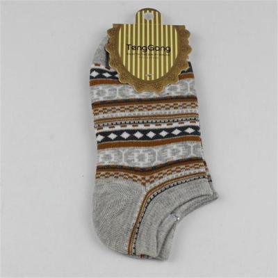 China 2015 Fashion cotton ankle socks in pattern design for sale