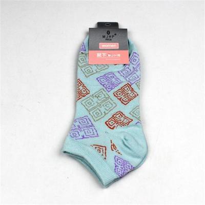 China Colorful design summer ship socks for women for sale