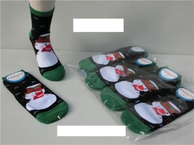 China Hot selling christmas design winter environmental cotton socks for women for sale