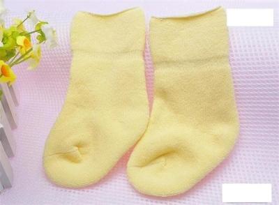 China Classic thick knitted terry supersoft AZO-free cotton socks for baby for sale